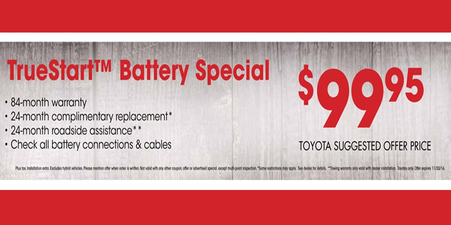 November 2016 TrueStart Battery Regional Special | Northeast ...