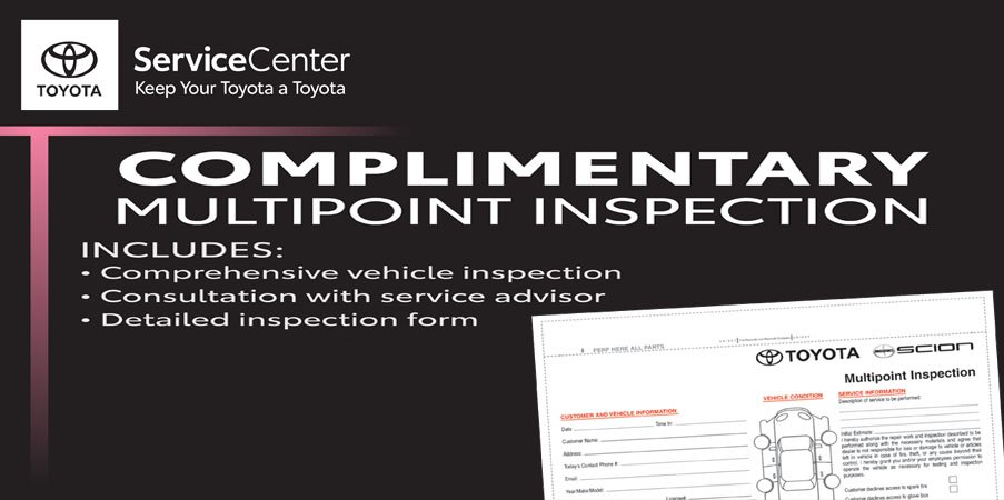 October Multi-Point Inspection | Northeast Pennsylvania Toyota Dealers ...