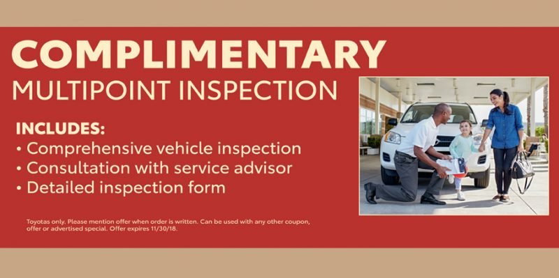 November Multipoint Inspection | Northeast Pennsylvania Toyota Dealers ...